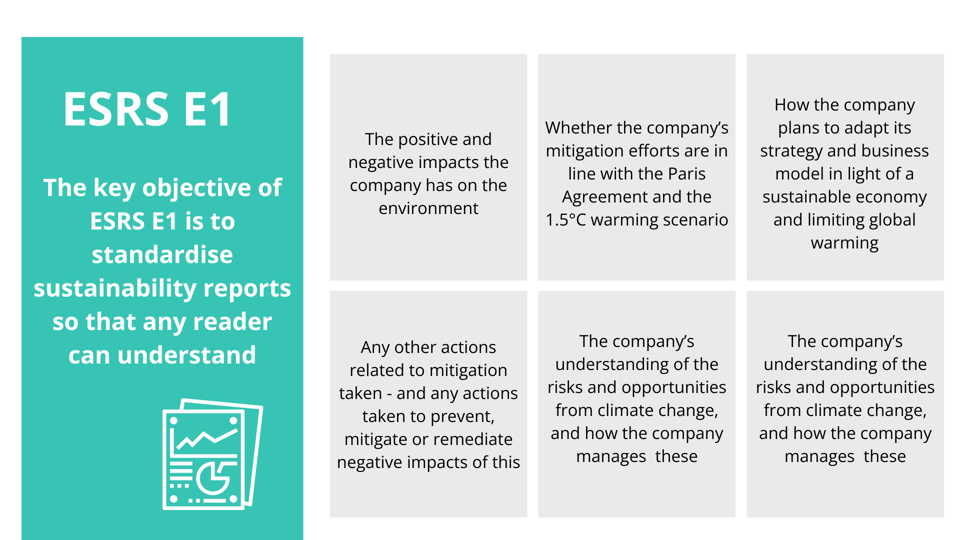 ESRS E1: Climate Change Reporting Requirements